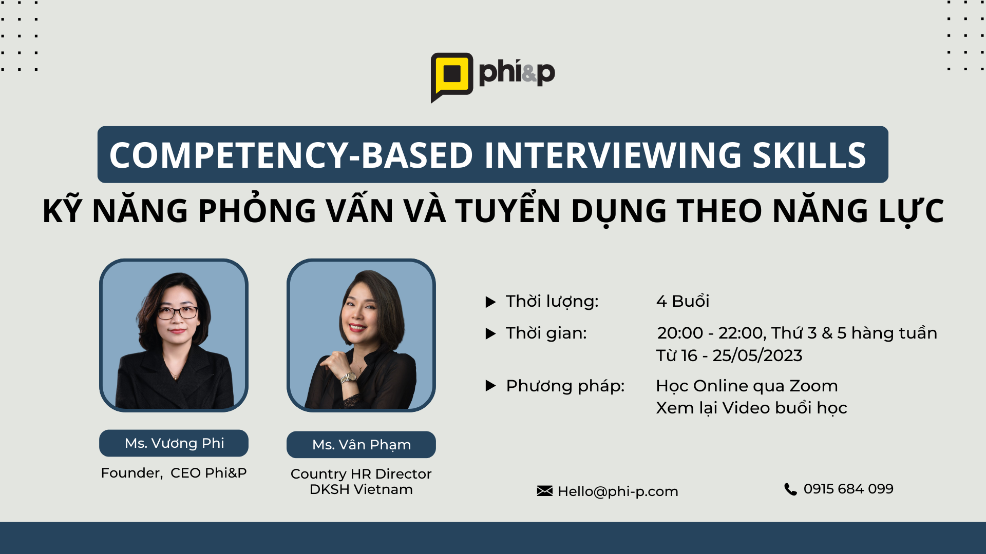 Phi&P - Competency-Based Interviewing Skills 2023
