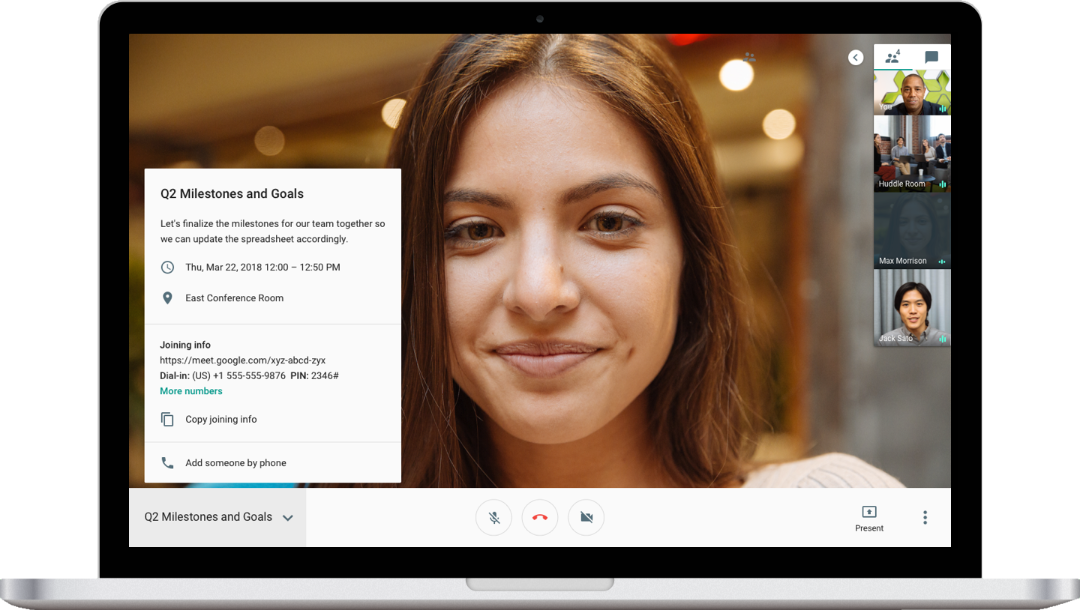Visioconférence en Tunisie Google Workspace Essentials (Meet)