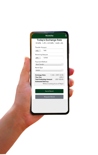 Send Money to Nepal -Muncha Money