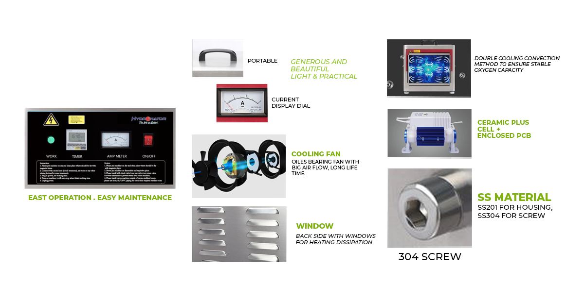 Hydronator Super Oxygen Plus Generator