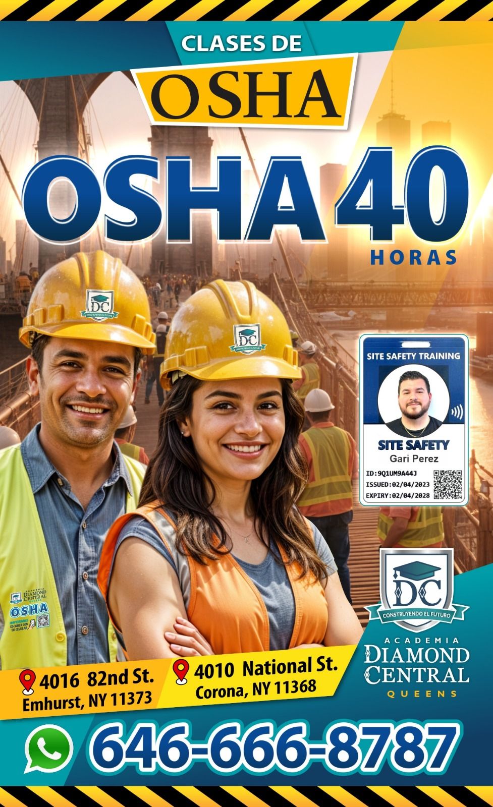 OSHA & Site Safety Training Center NYC – Diamond Central OSHA