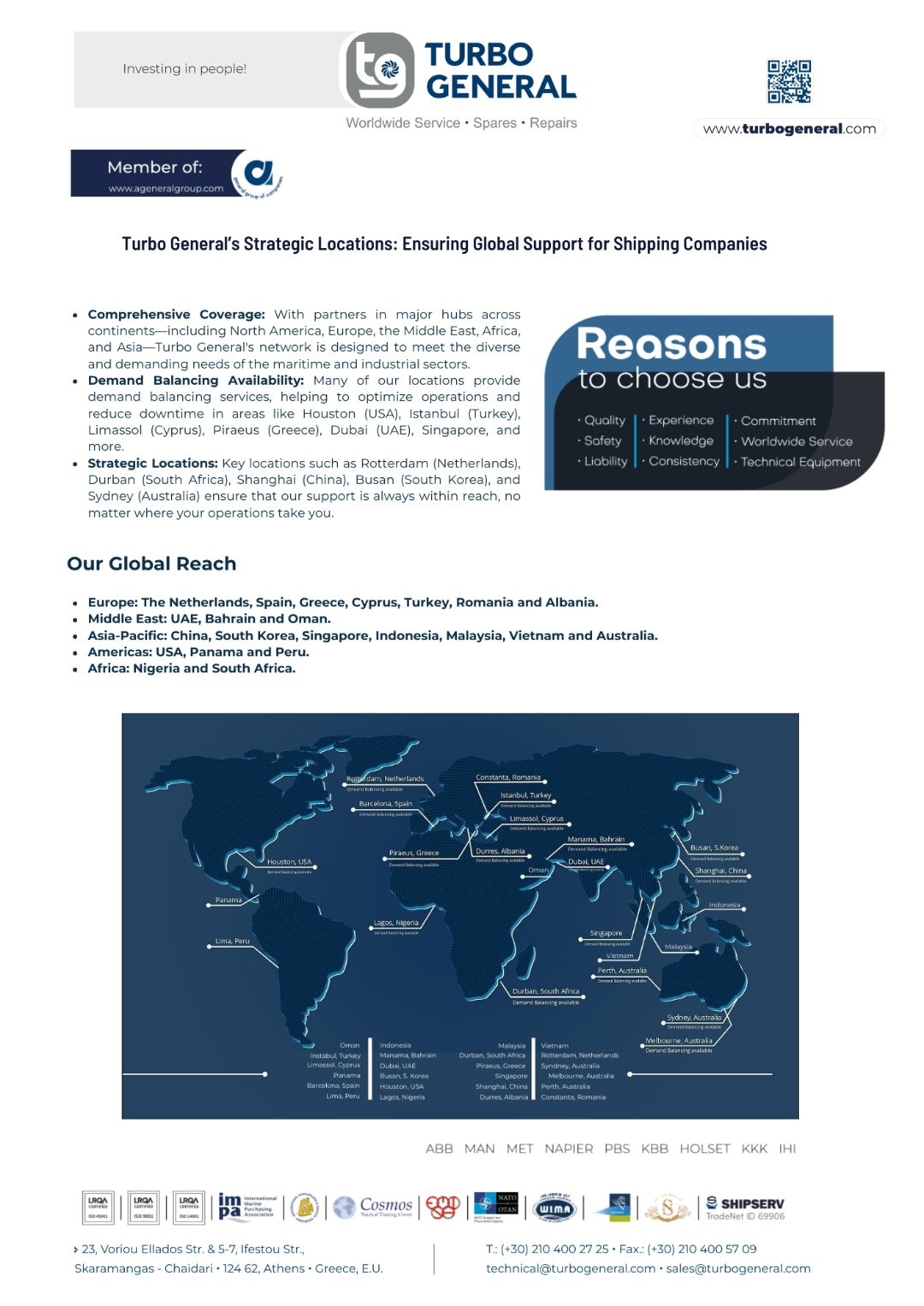 Marine Brochures | Turbo Repairs, Spares, ESG & Engineering Solutions
