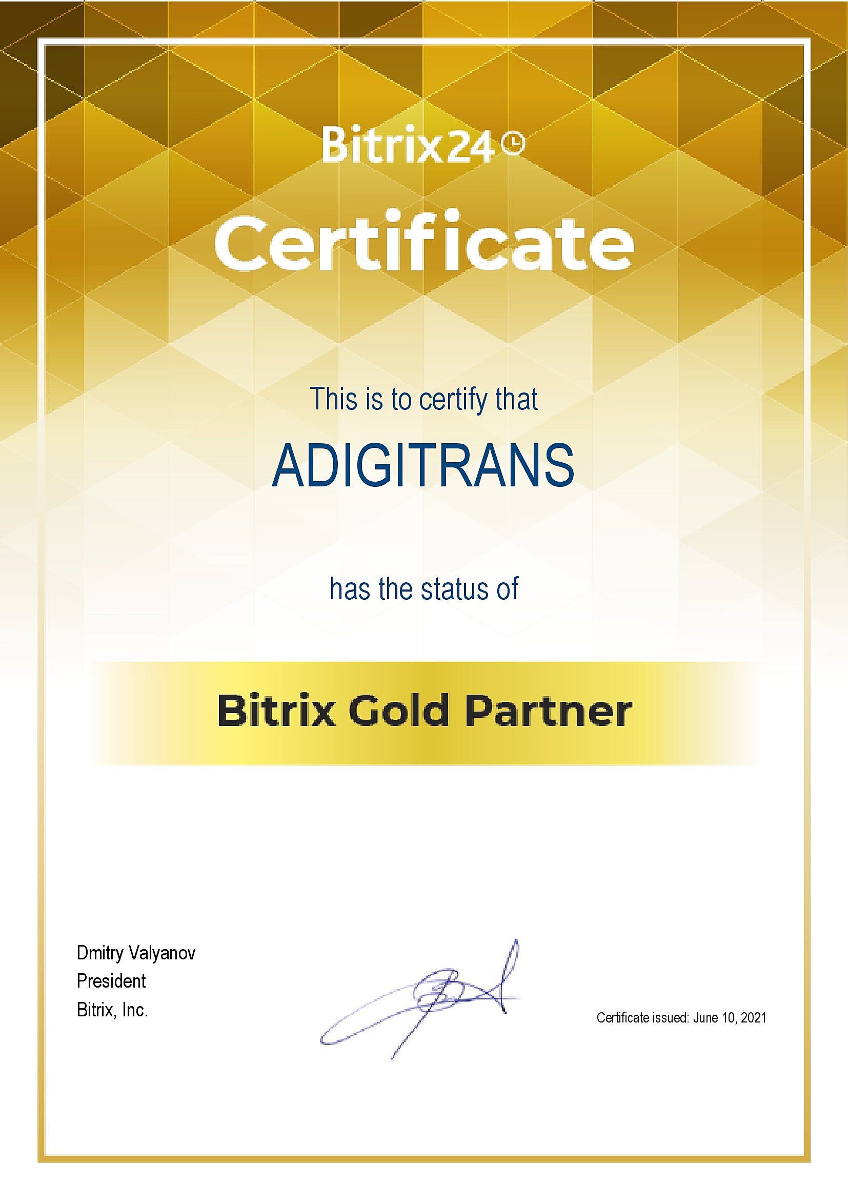 Công ty Cổ phần ADIGITRANS - BITRIX24 - FRESHWORKS - ZOOM MEETING - SOC