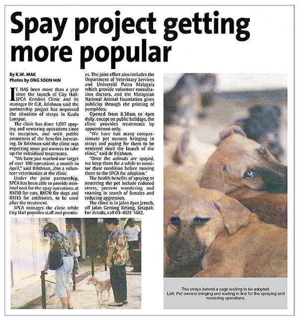 Spay/Neuter Campaigns