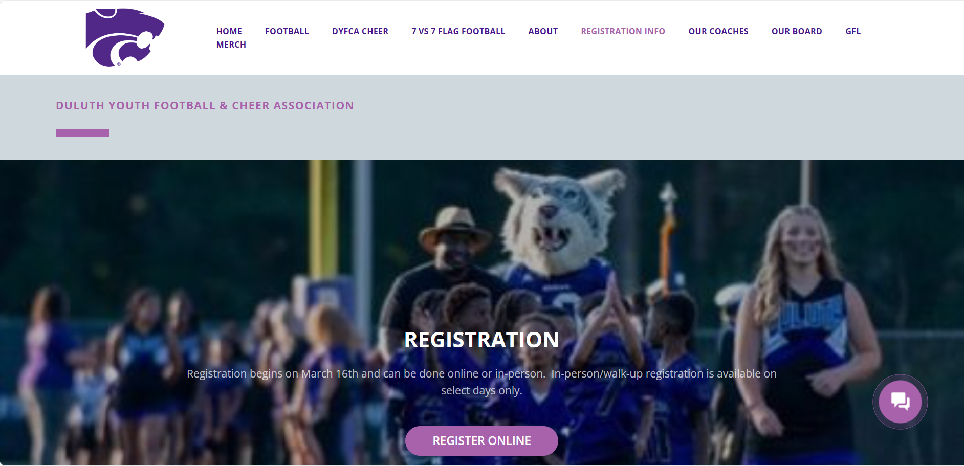 Registration Info