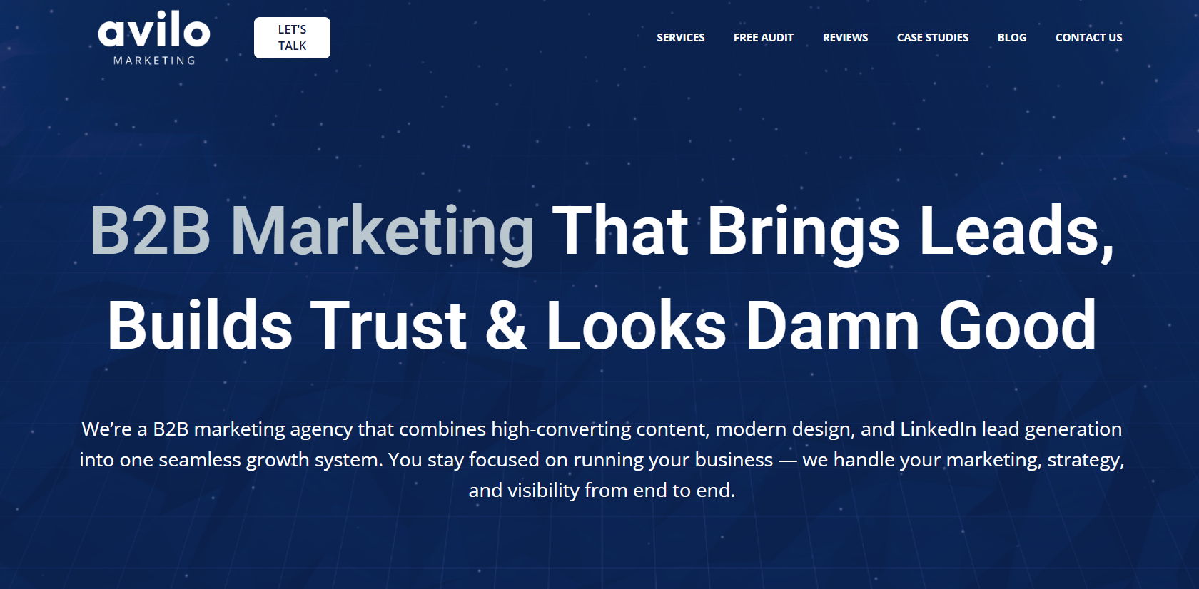 B2B LinkedIn Marketing & Lead Generation | avilo marketing