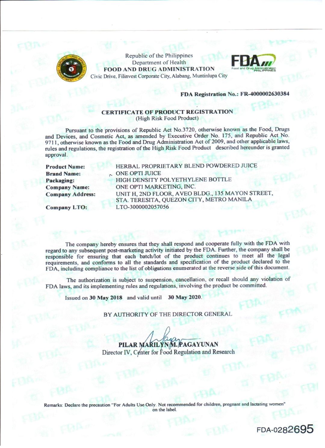 About | One Opti Lifestyle International, OPC