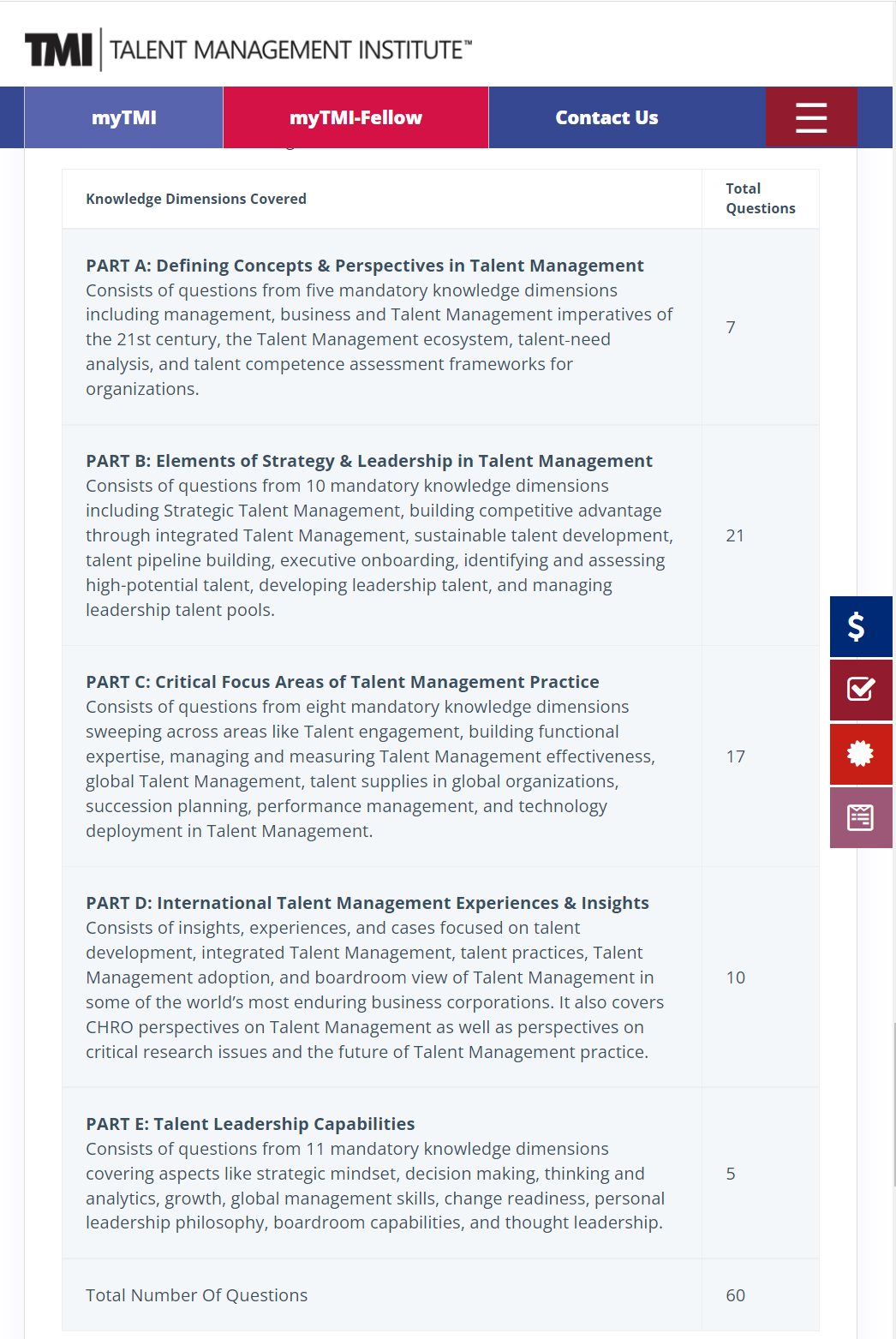 Senior Talent Management Practitioner