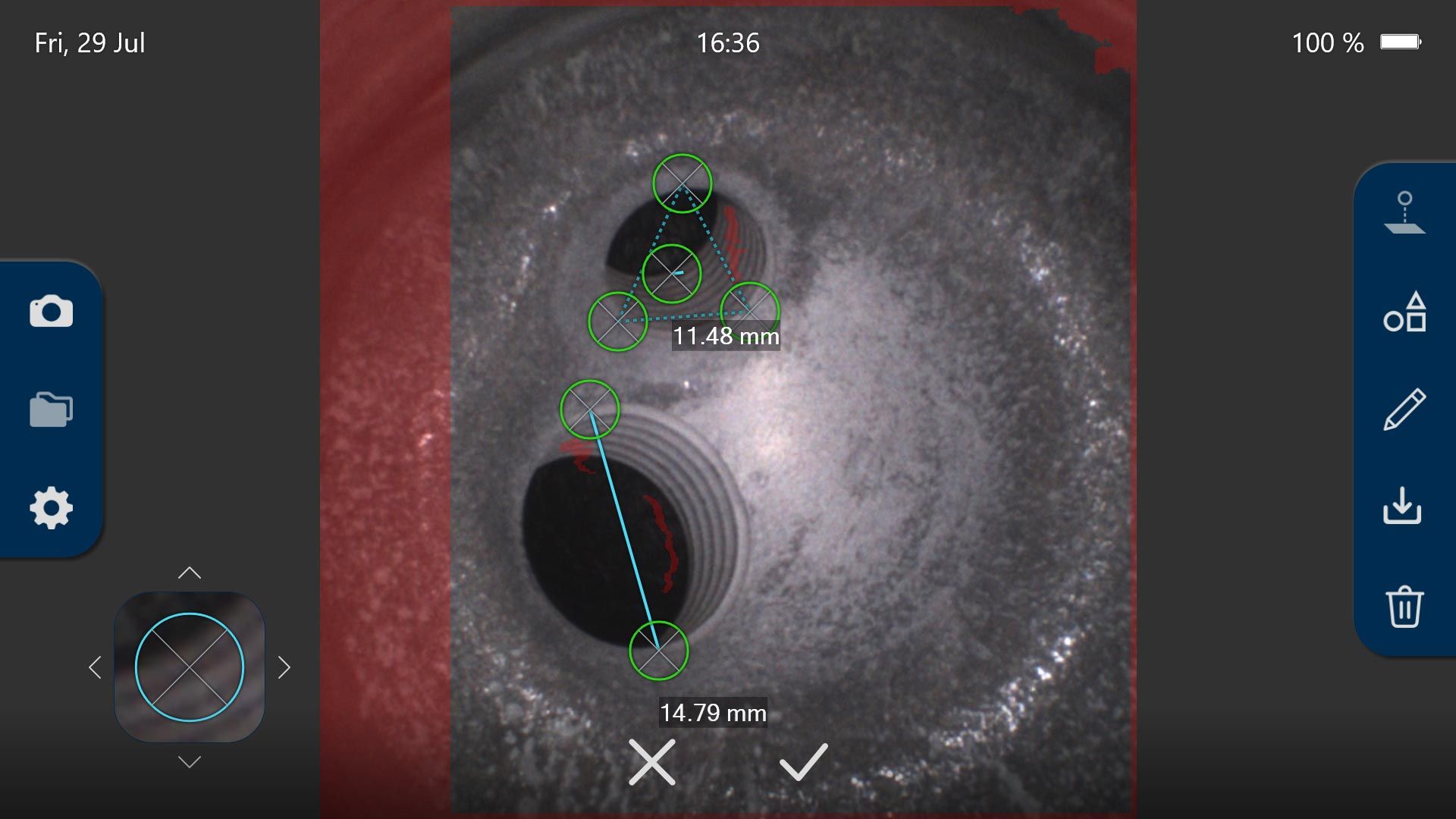 3D Stereo Measurement Video Borescope iX3D, Stereo Videoscope with 3D Modeling, Stereo ...