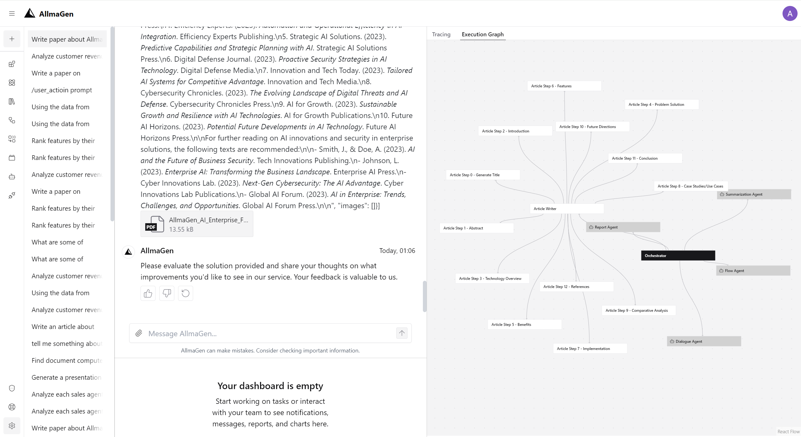 Managed Thinking AI Platform for Enterprise, Generative AI Process Automation, Next Generation ...