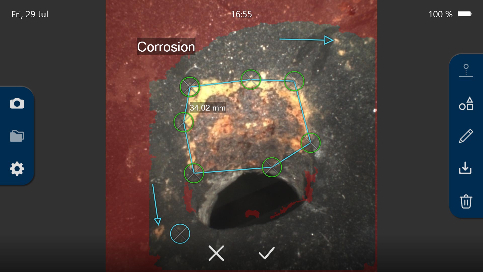 3D Stereo Measurement Video Borescope iX3D, Stereo Videoscope with 3D ...