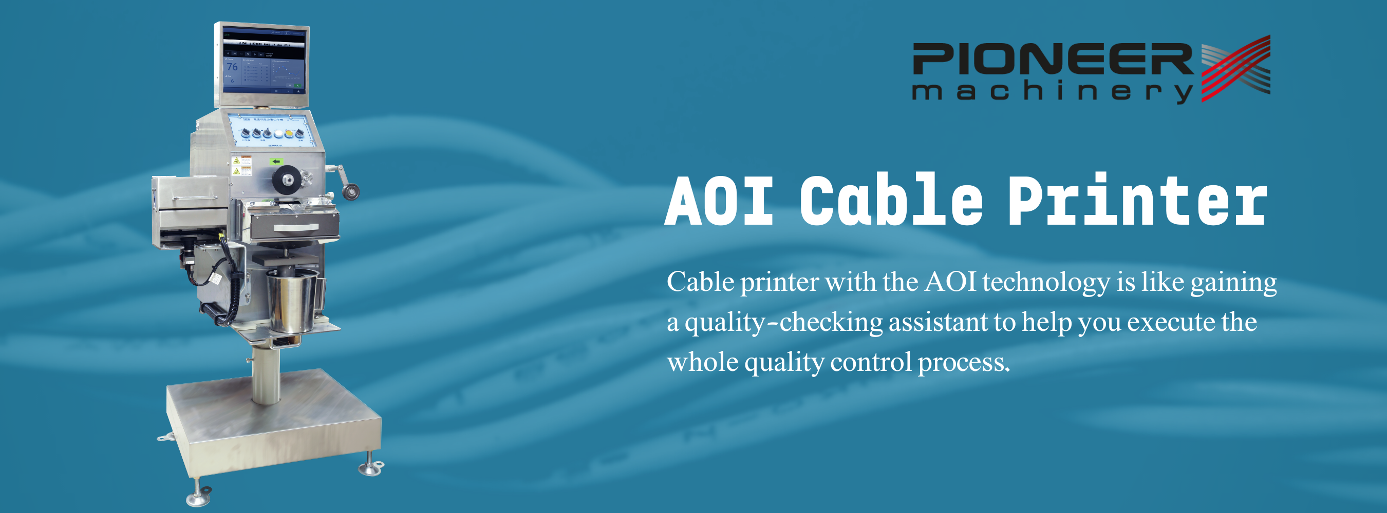 Wires and Cables printing machine | AOI Inspection System