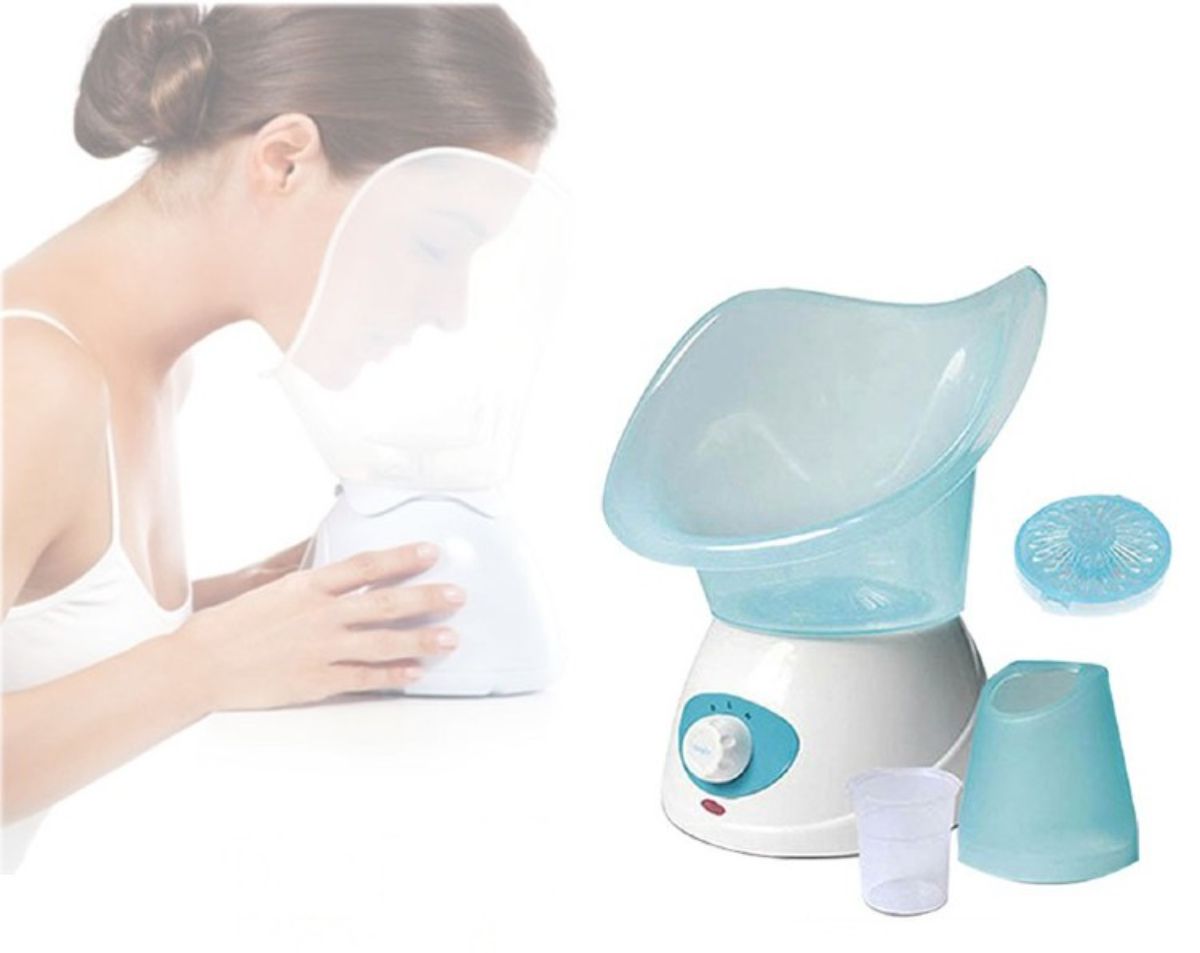 Spa Facial Steamer with Nasal Mask & Aromatherapy Case