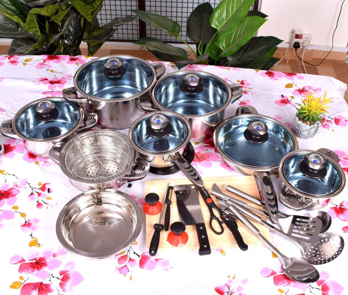 Heavy-Duty Stainless Steel Cookware Set